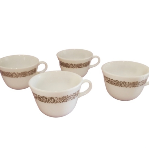 Pyrex | Dining | Vintage Pyrex Woodland Mugs | Poshmark